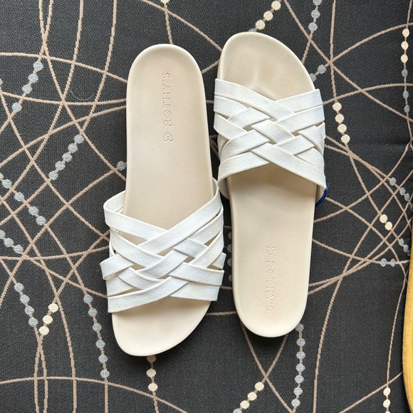 Rothy's | Shoes | Rothys Slide In White Cloud Size | Poshmark